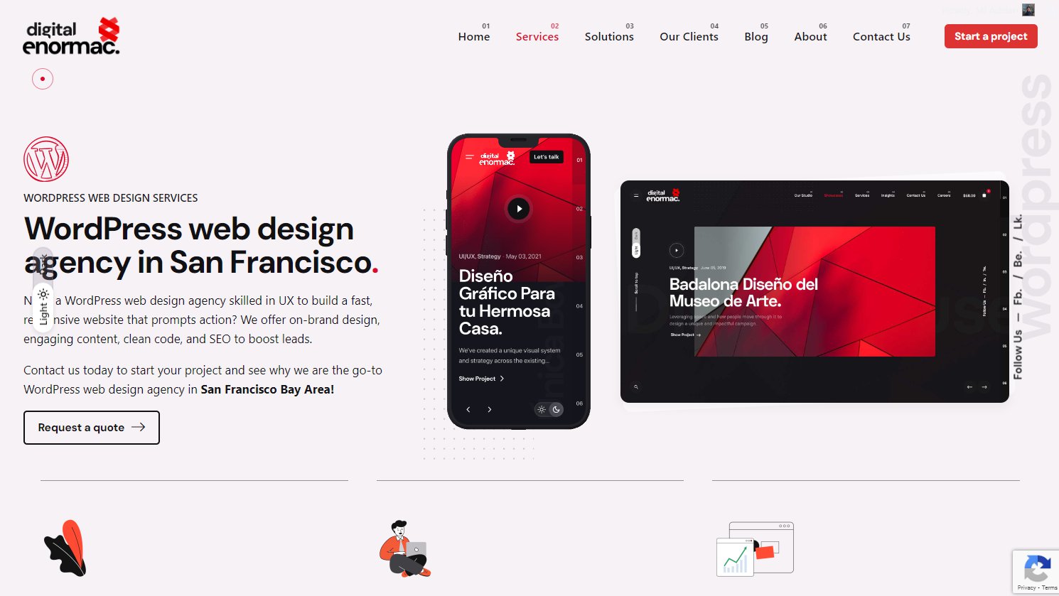 WordPress Web Design Agency in San Francisco Bay Area